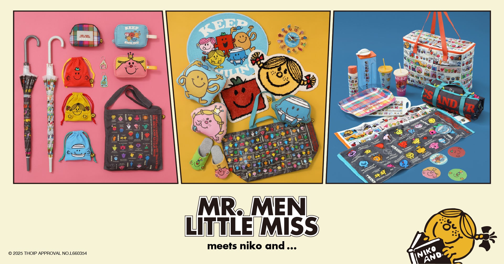 「niko and …」×「MR. MEN LITTLE MISS」コラボレーションが始動！WEBで先行予約発売中 ｜E START マガジン